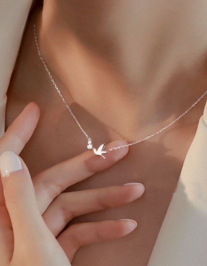 Колье, циркон