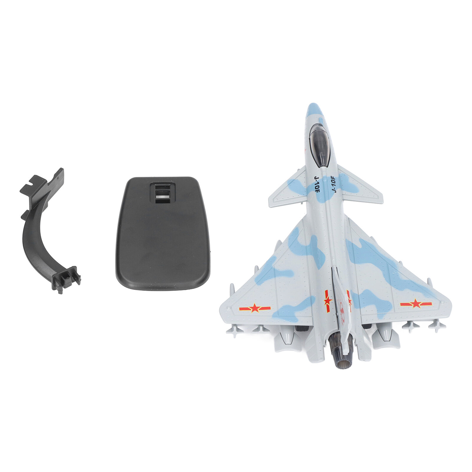 1:50 Модель истребителя Истребитель из сплава Реальные детали Реалистичные конструкции Отступающий истребитель со звуковыми световыми эффектами Показывающая подставка Синий Серый Камуфляж