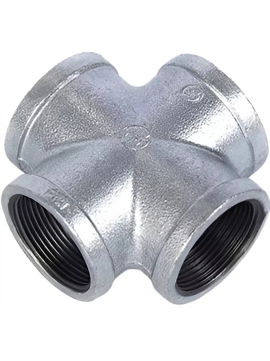 Крестовина чугунная 1 1/2" оцинкованная AV ENGINEERING (AVEС440000112)
