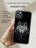 Чехол на Apple iPhone 11 Pro / Айфон 11 Про с принтом "Волк оберег"
