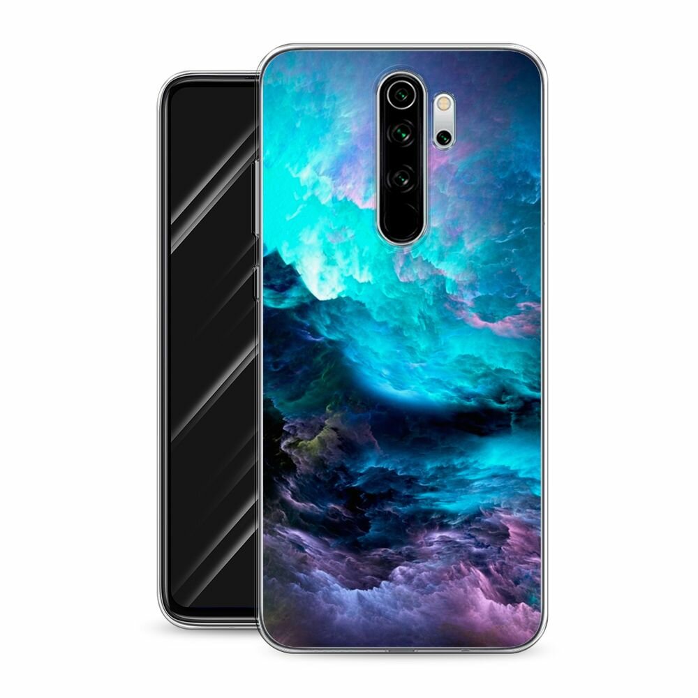 Чехол на Xiaomi Redmi Note 8 Pro / Сяоми Редми Нот 8 Про с принтом "Бирюзовое небо" — фото 1