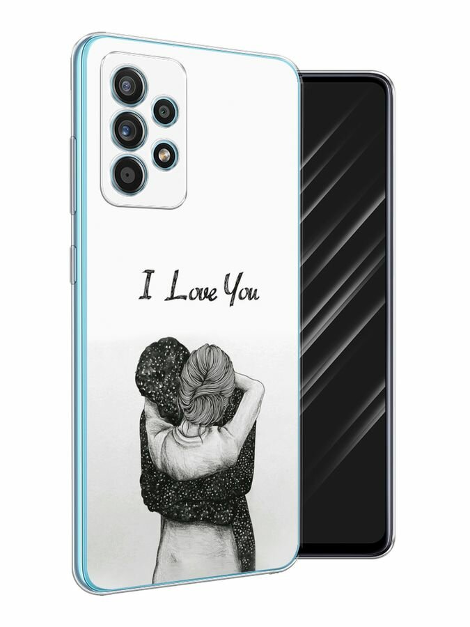 Чехол на Samsung Galaxy A52/A52s / Самсунг Галакси А52/A52s с принтом I love you 1