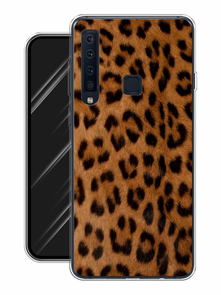 Чехол на Samsung Galaxy A9 2018 / Самсунг Галакси А9 2018 с принтом "Мех леопарда" — фото 1