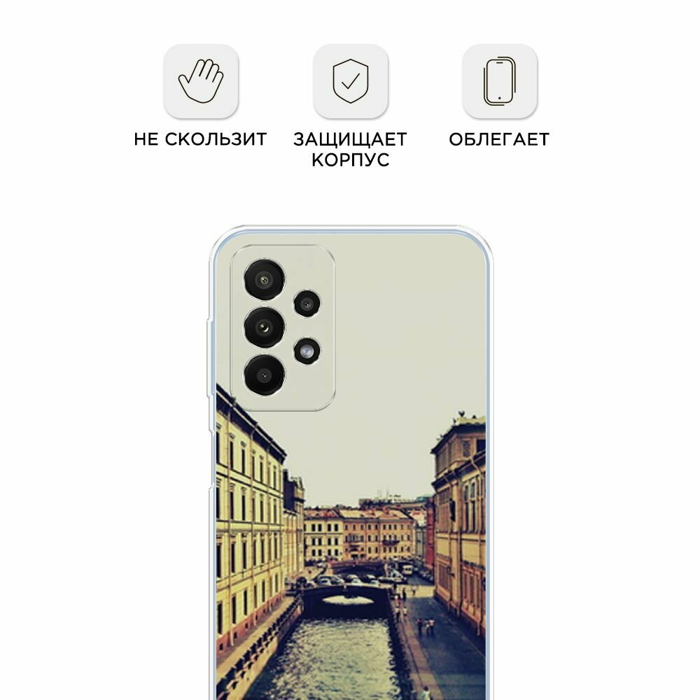 Чехол на Samsung Galaxy A23 / Самсунг Галакси А23 с принтом "Санкт-Петербург" — фото 1