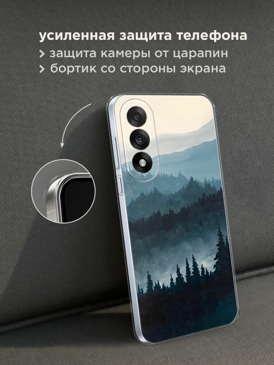 Чехол на OnePlus Nord 5 / Ван Плас Норд 5 с принтом "Туманные горы" — фото 1