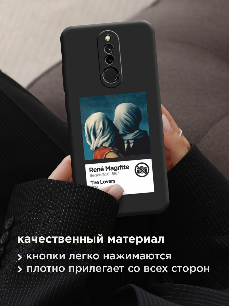Чехол на Xiaomi Redmi 8 / Редми 8 с принтом "Rene Magritte The Lovers 3" — фото 1