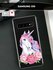 Чехол на Samsung Galaxy S10 / Самсунг Галакси S10 с принтом "Единорог с пионами"...