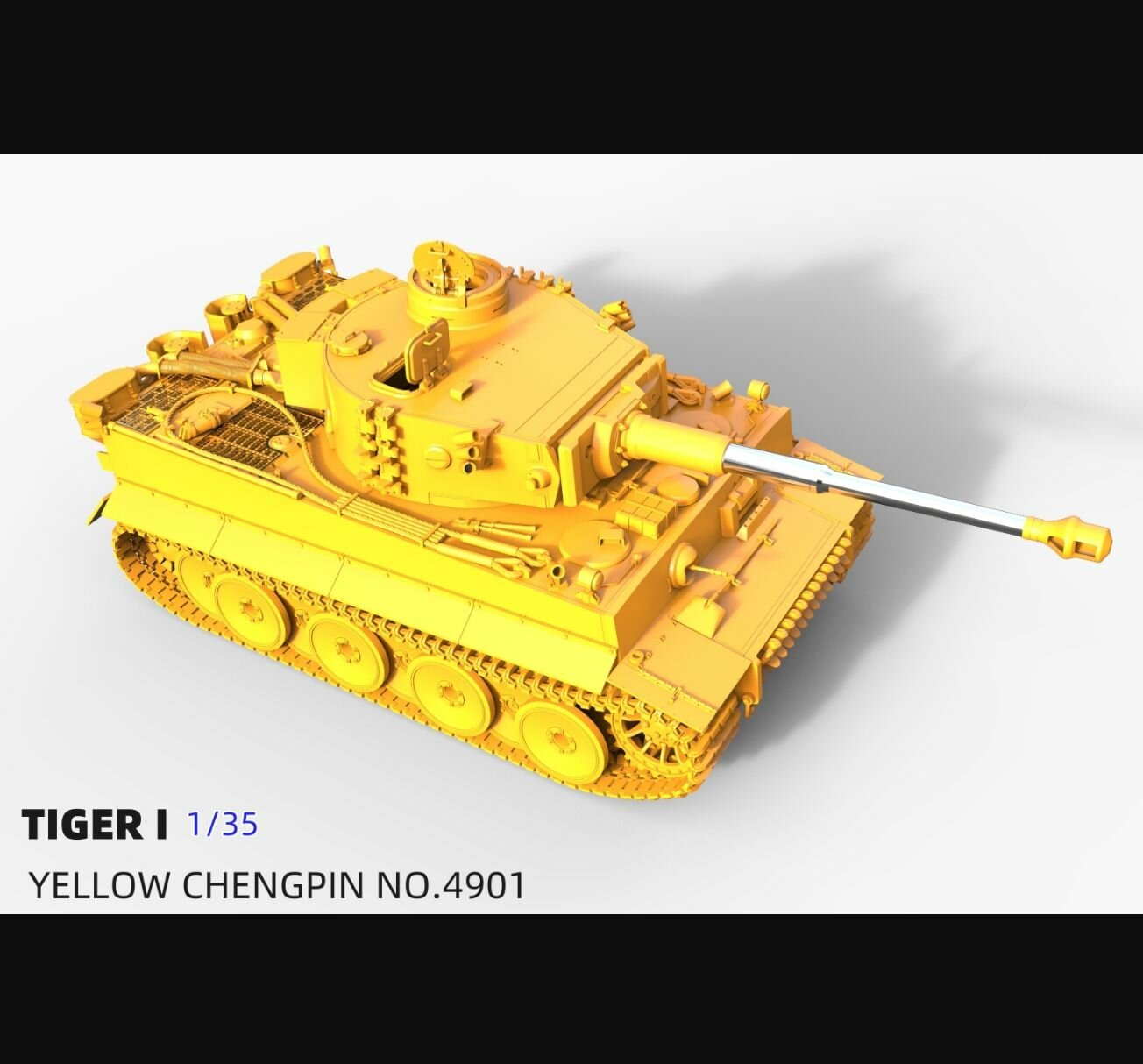 Tiger 4901 1/35 TIGER I 1942-1945 Германский тяжелый Желтый сборная модель танка