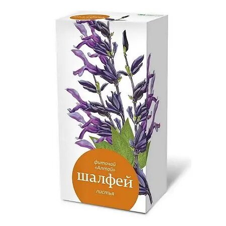 Чайный напиток Алтайский кедр шалфей, листья, 20 фильтр-пакетов