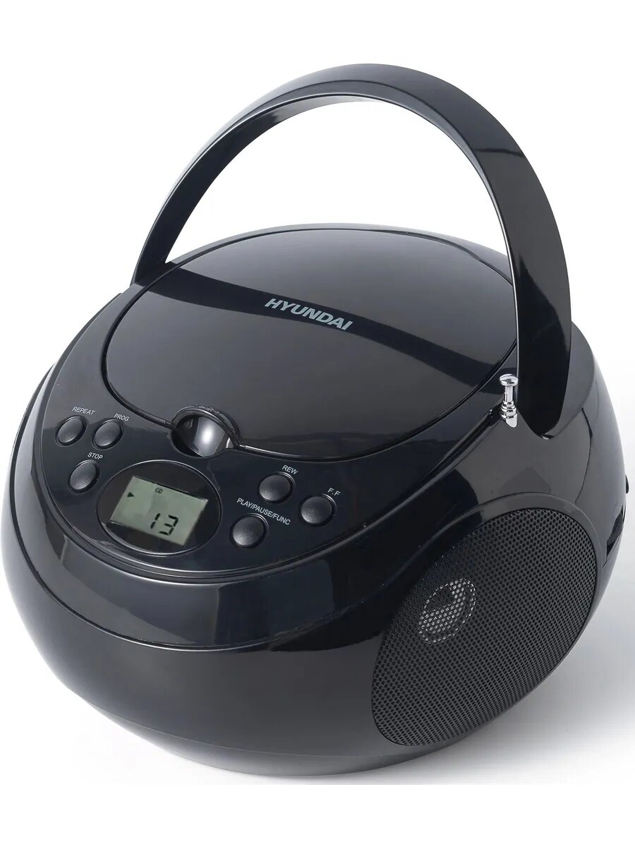 Аудиомагнитола H-CD3300 черный 4Вт CD CDRW FM(dig)