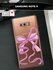 Чехол на Samsung Galaxy Note 9 / Самсунг Галакси Нот 9 с принтом "Полосатый розо...