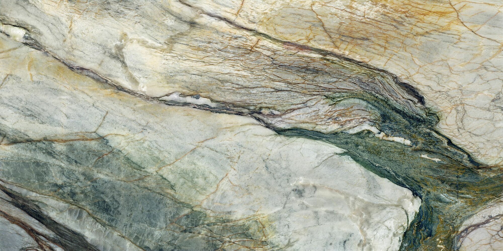 Laparet Керамогранит Magic Green зелёный полир 80x160 9 мм (цена за 2.56 м2)