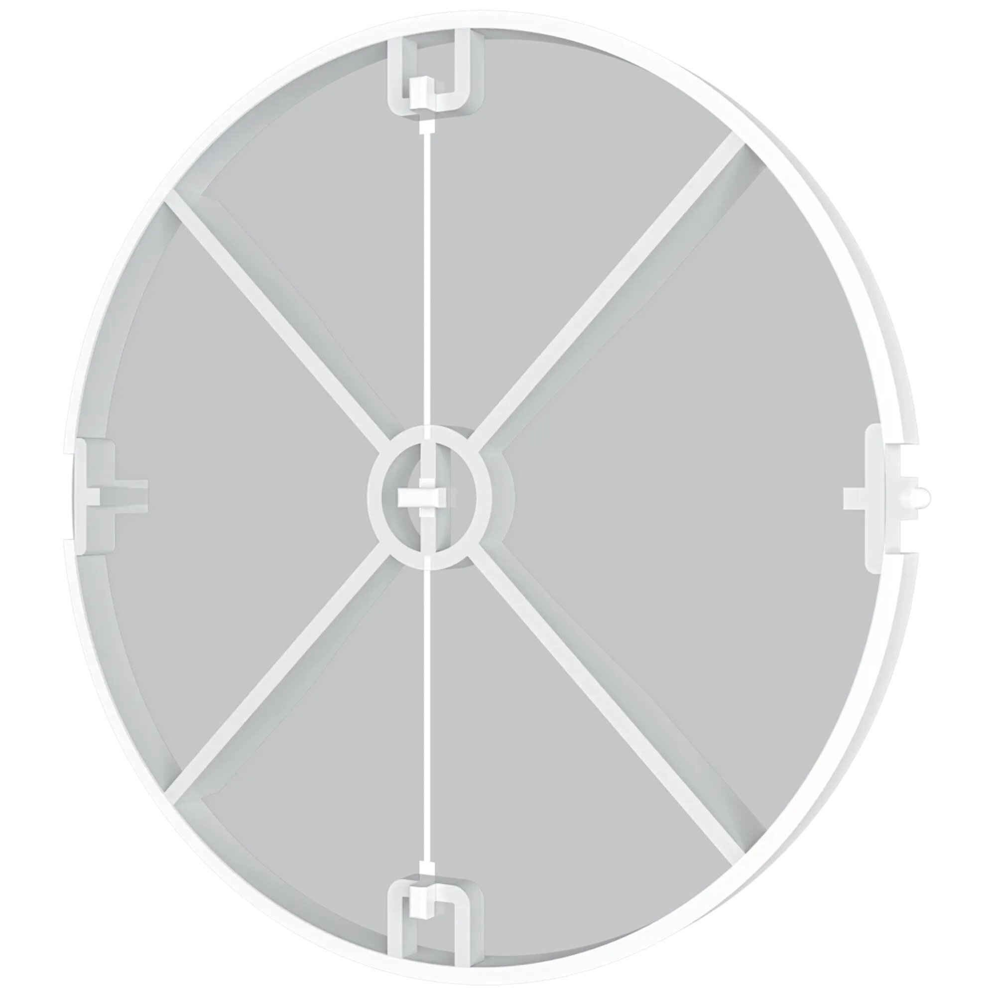 Эра обратный вентиляционный клапан BV125 D125 мм пластиковый для приточно-вытяжной вентиляции