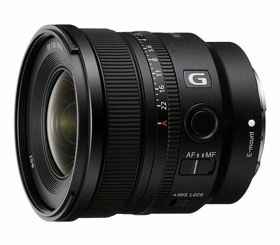 Объектив Sony FE 16mm f/1.8 G, байонет Sony E