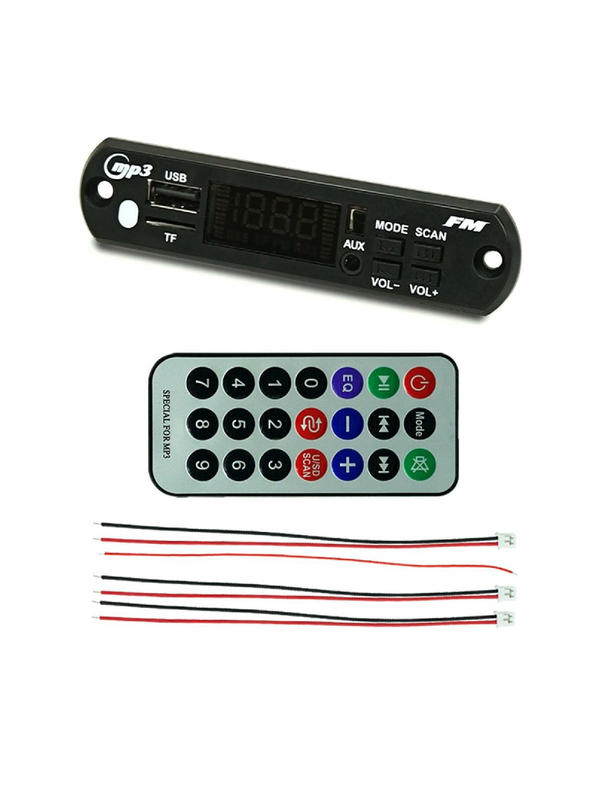 Модуль декодирования Bluetooth-совместимый автомобильный MP3-плеер 5.0, модуль USB-декодирования