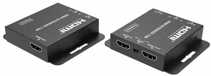 HDMI удлинитель + сплиттер по витой паре 4K POE до 70м EX 70 POE