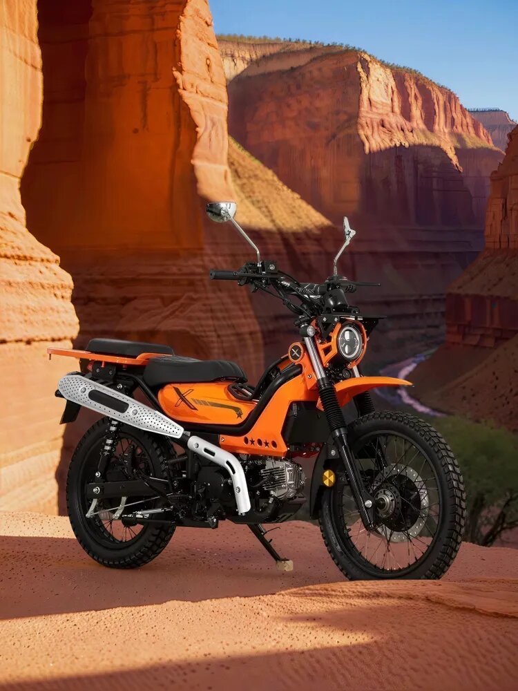 Мопед XTRAIL 110 см3 (49,9 см3) (оранжевый)