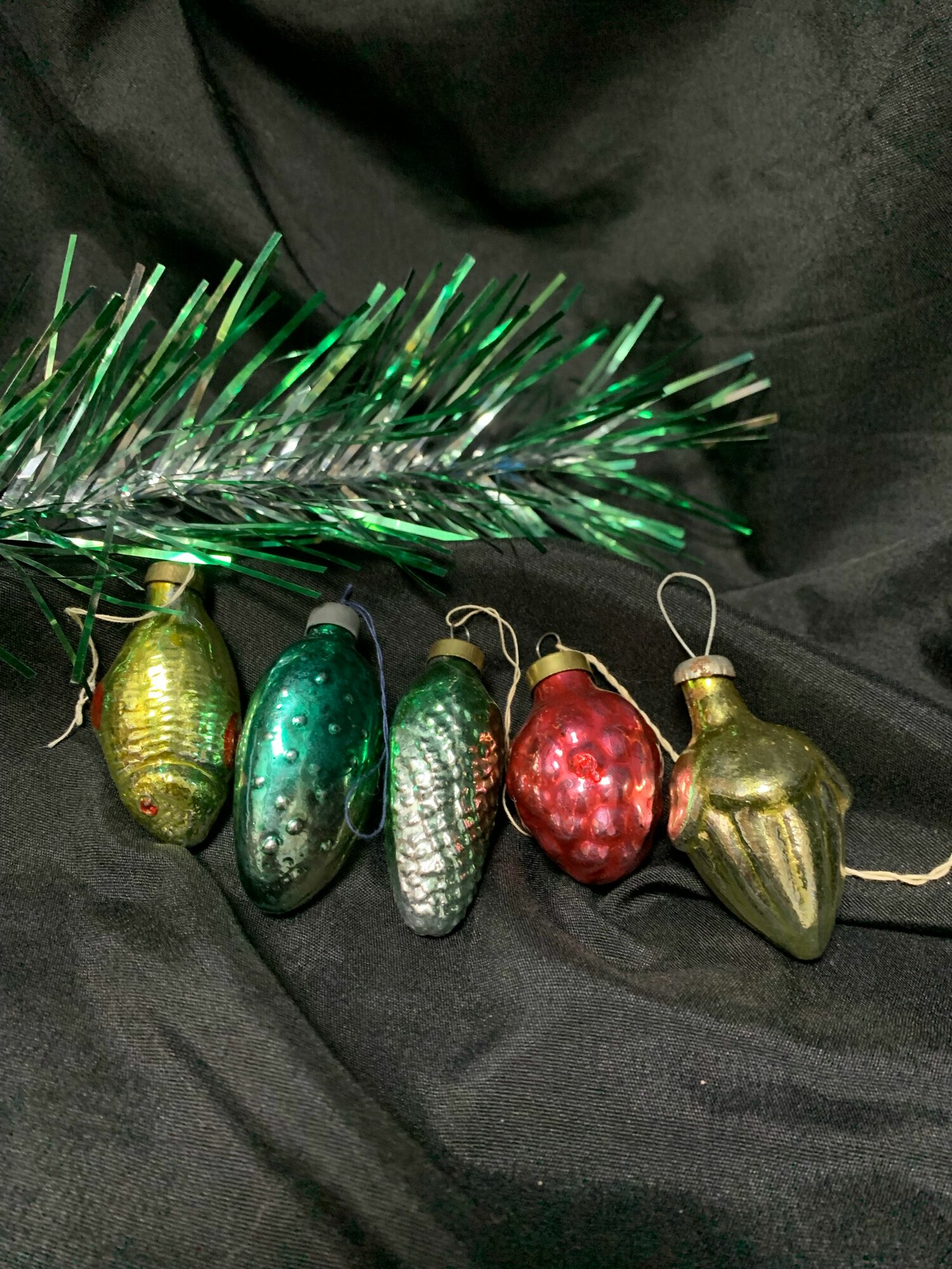 Набор маленьких елочных игрушек "Из 1970-х" №6