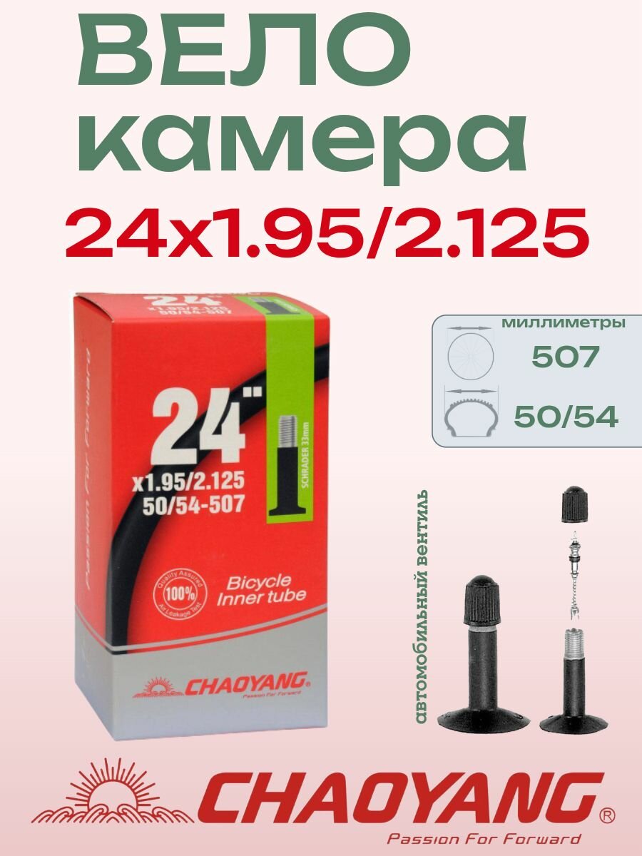Камера 24х1.95/2.125 АV32 Chaoyang
