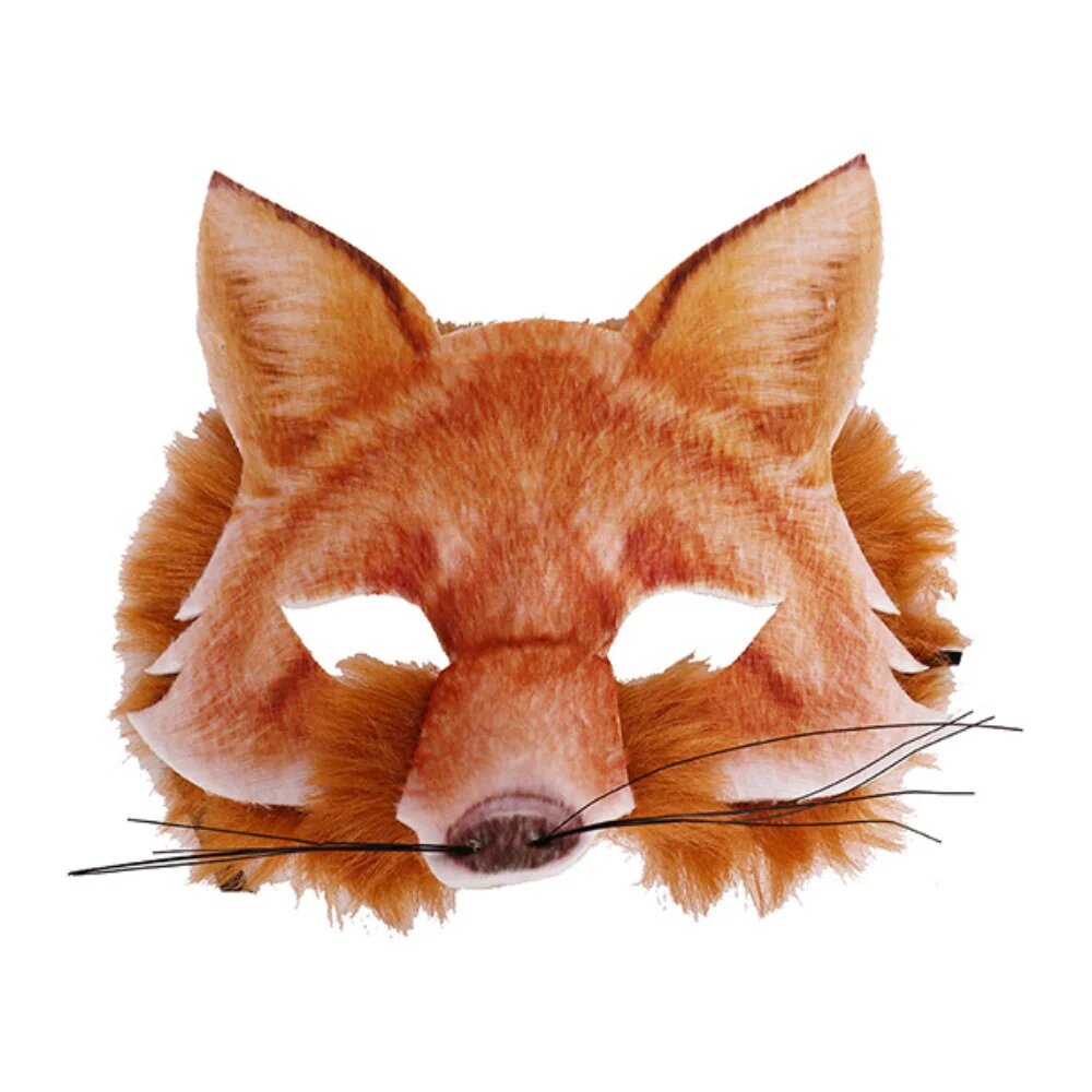 Маска лисы на Хэллоуин, цвет Fox