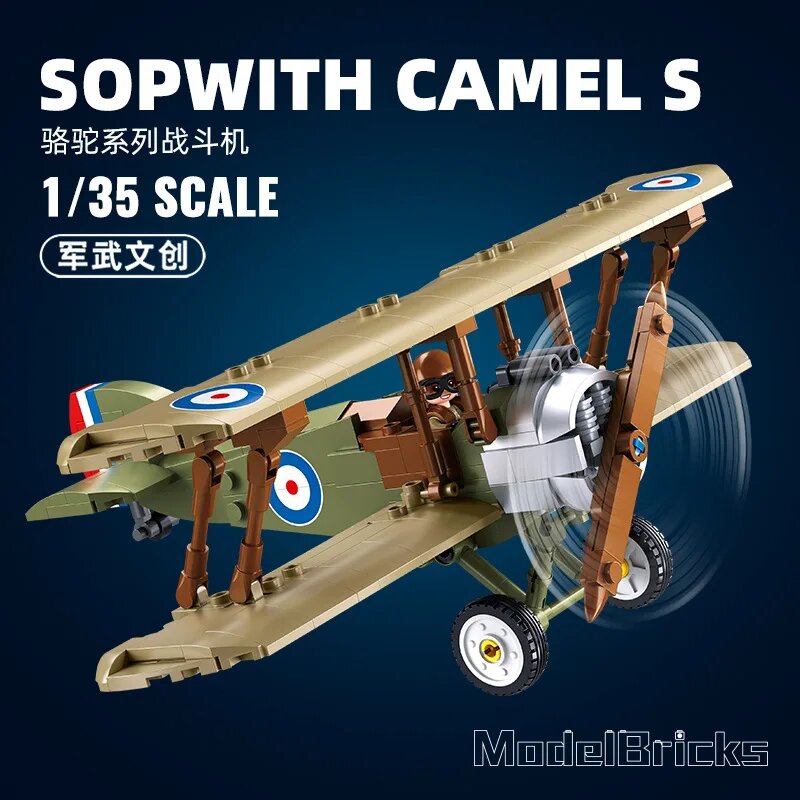 SLUBAN WW1 UK F. 1 Биплан детский конструктор