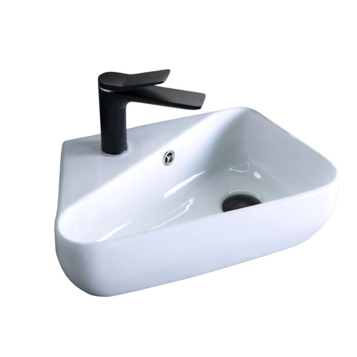 Раковина маленькая в туалет GID Suspendido N9275R глянцевая белая