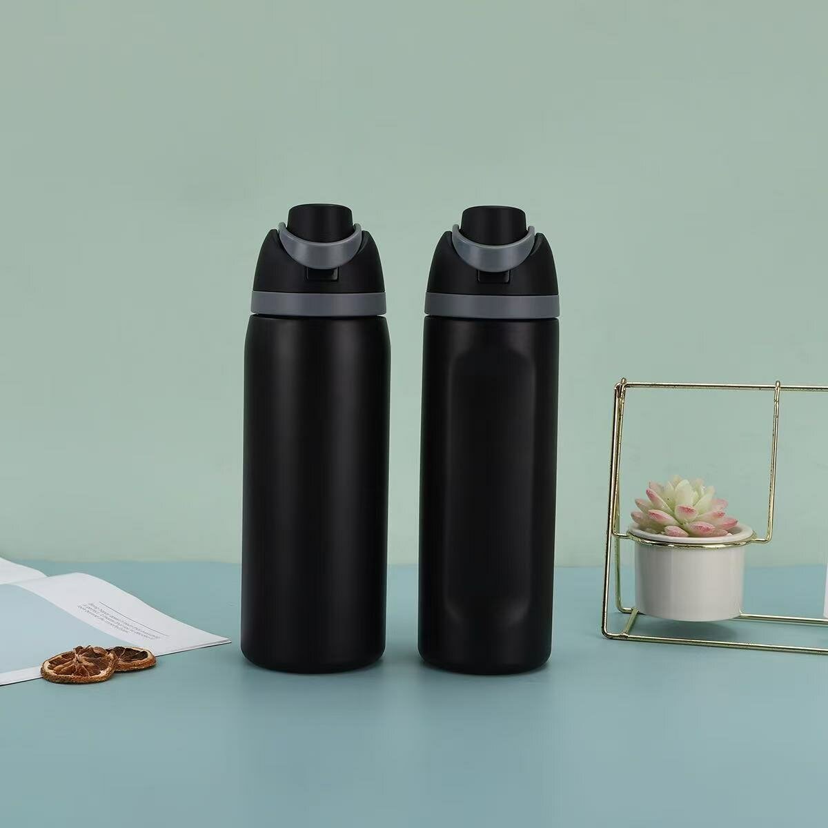 Термокружка из нержавеющей стали 304, унисекс, двойная, для фруктов, портативная спортивная бутылка для воды, в наличии