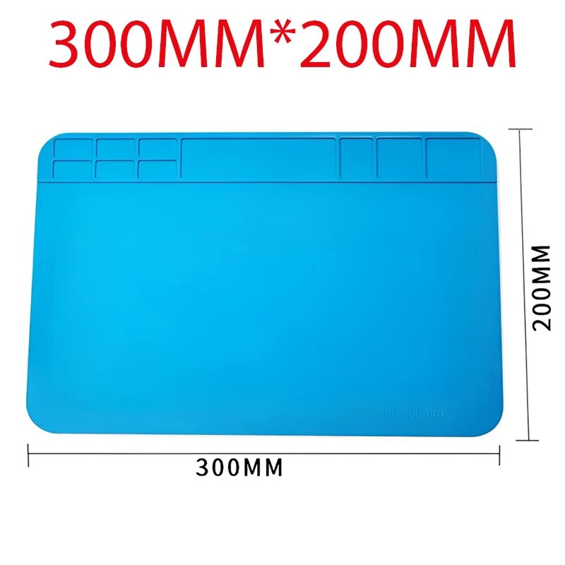 Силиконовый коврик для пайки 30x20 см, термостойкий