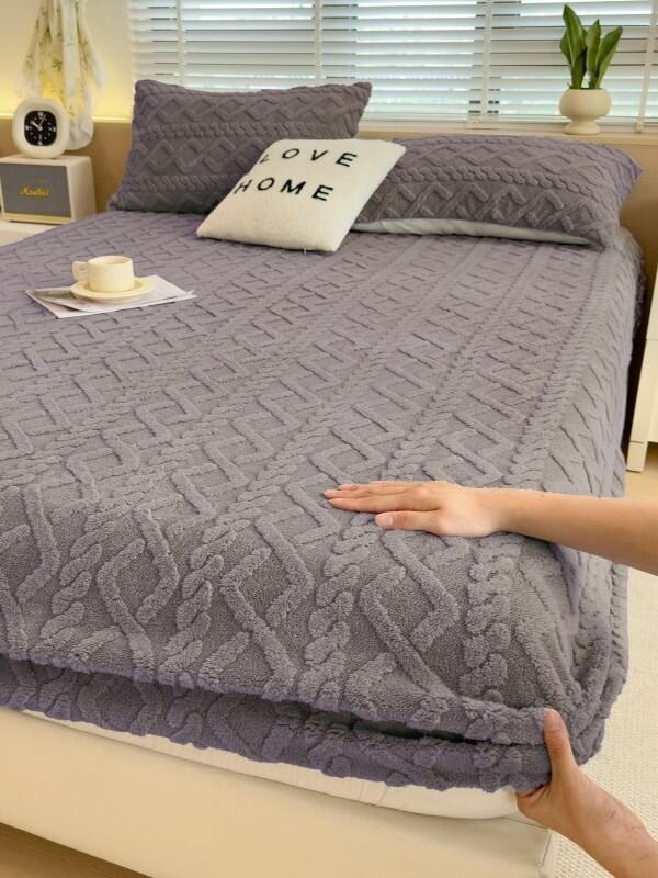 IKEA Наматрасник 150x200х28см черно-серый