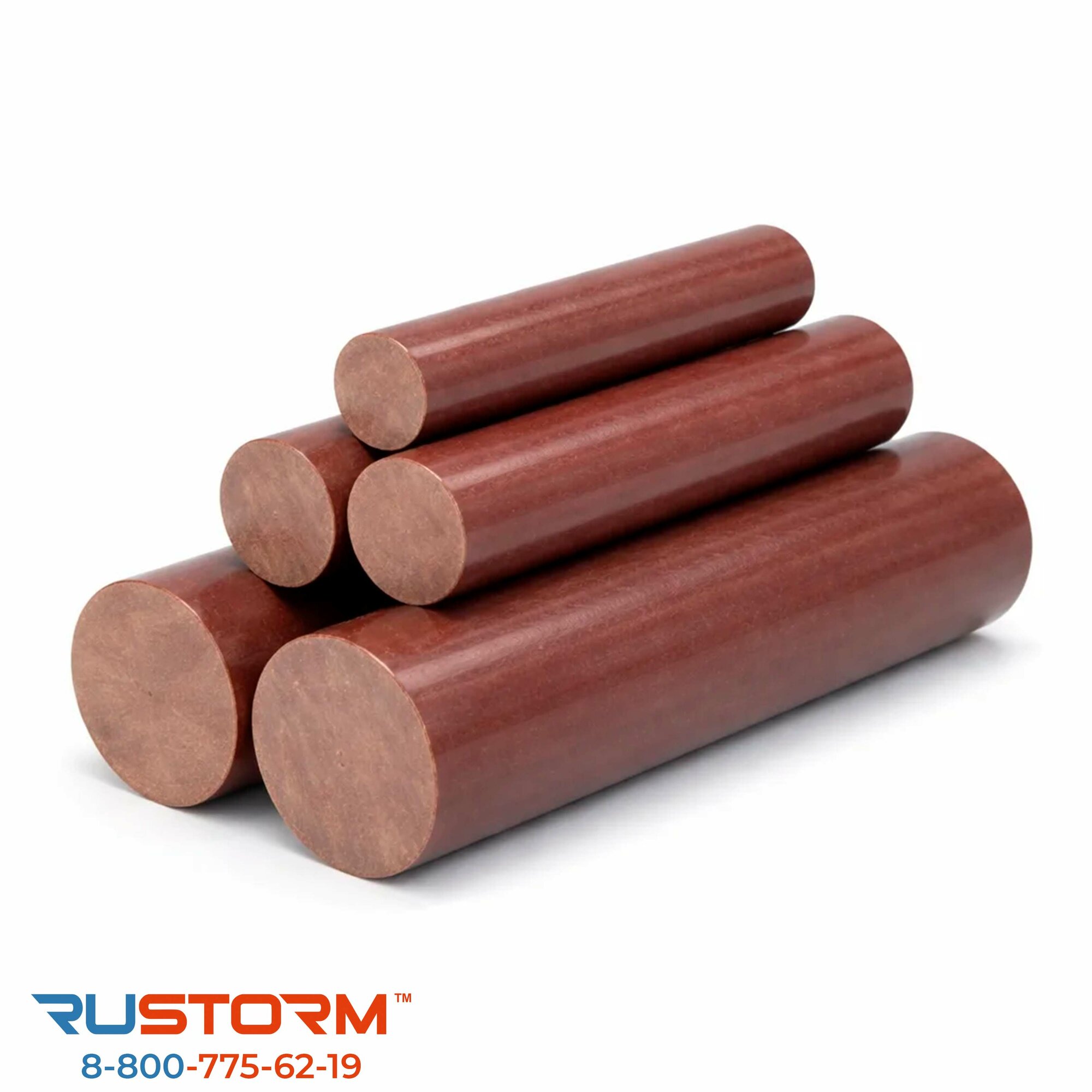 Текстолит стержень 8х200 мм ГОСТ 5385-74