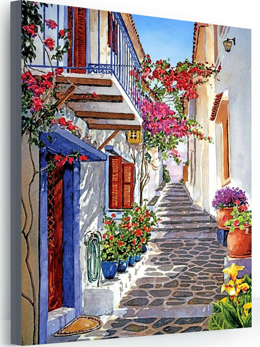 Алмазная мозаика Греция 40x50