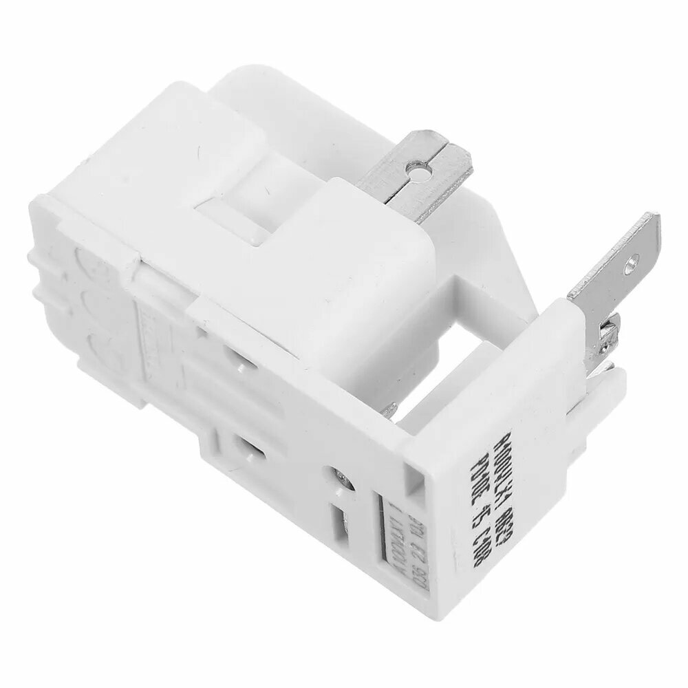 Реле пуска компрессора для морозильника из пластика и металла, 3-контактное