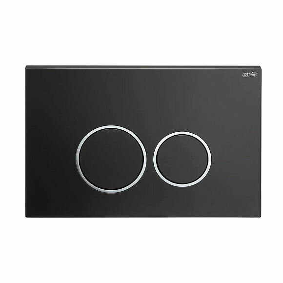 Панель смыва Sapbox 310BL0202 для инсталляции SBOX310 два режима, рамка хром/черный