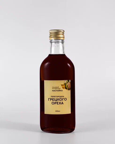 Настойка из перегородок грецкого ореха, 250 мл