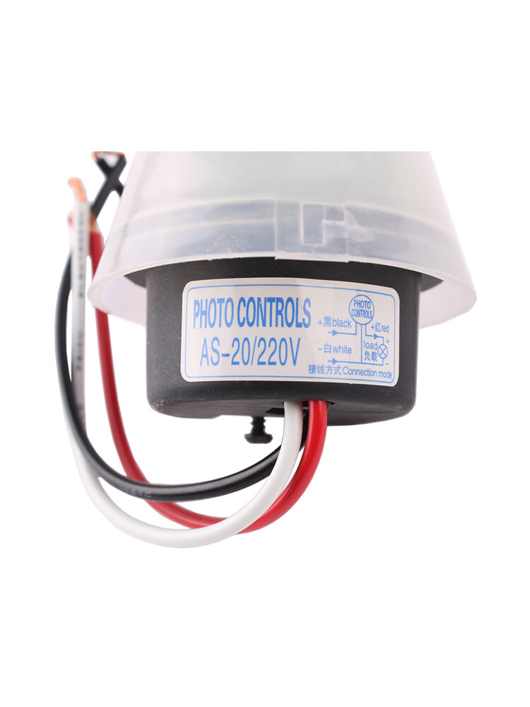 Фотореле 12В, 10А, 1500Вт, для уличного освещения, партномер AS-20
