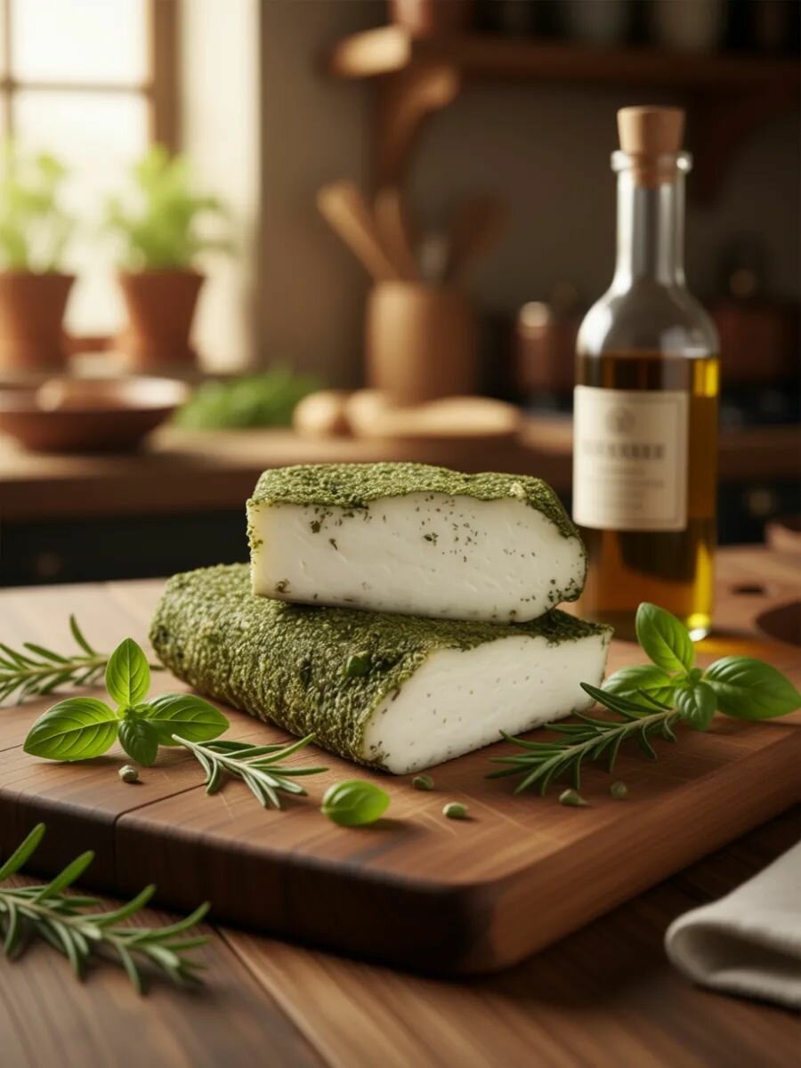 Шпик соленый в зелени 300 гр