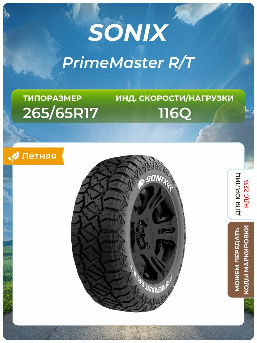 Шина SONIX PrimeMaster R/T