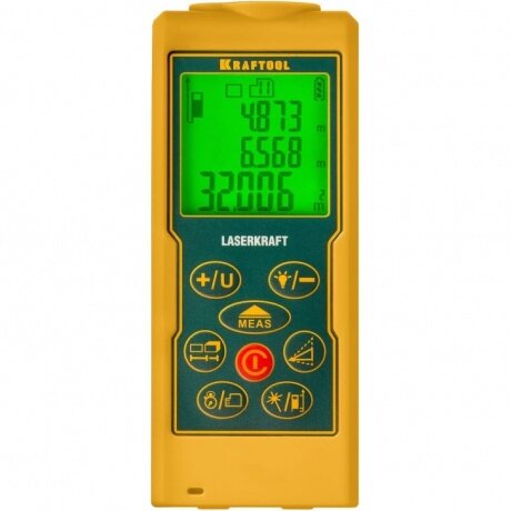Дальномер лазерный KRAFTOOL Laser-Kraft, 5 см - 70 м, (34760)