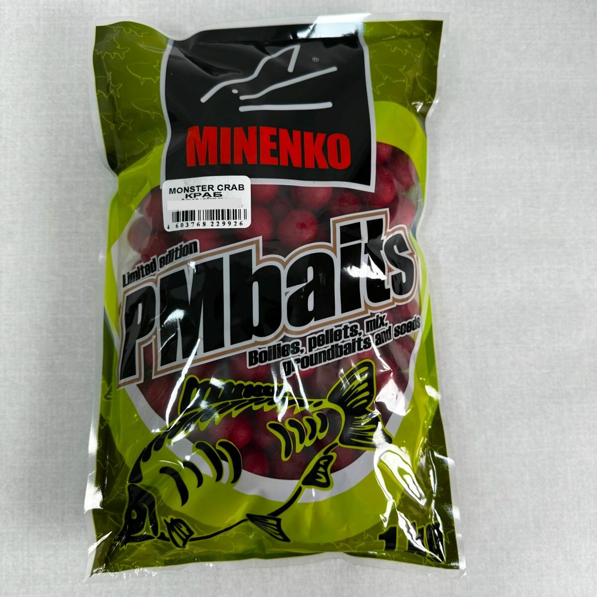 Бойлы варёные MINENKO Monster Crab 24мм, 1 кг