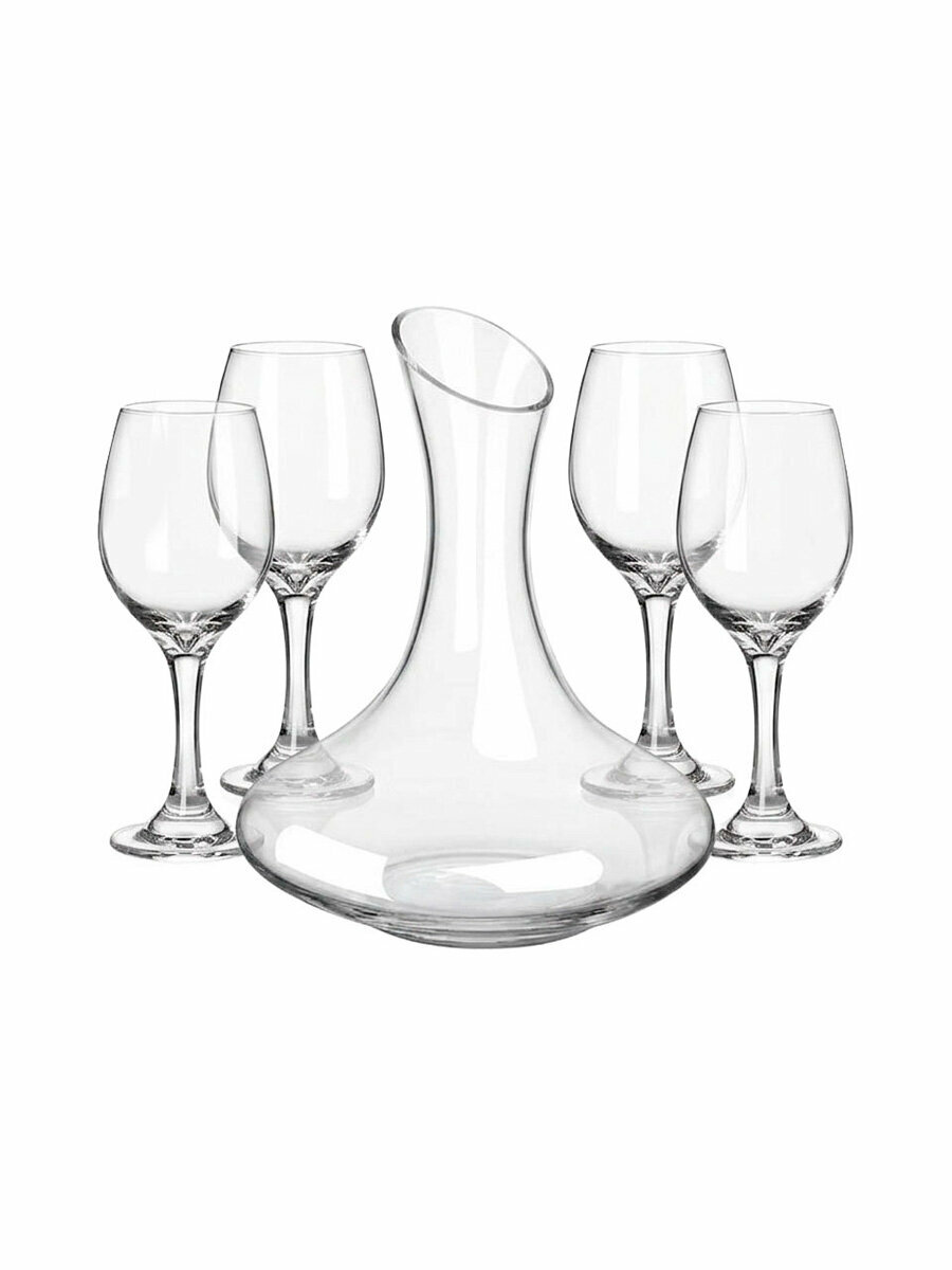 Винный набор, декантер и 4 бокала SUNTEK SeeFully Wine Decanter (ST2232) with 4 Glasses Set (STJJZH6L5)