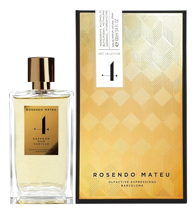 Rosendo Mateu 4 Saffron Oud Vanilla унисекс парфюм 100 мл / Розендо Матеу Шафран Уд Ваниль