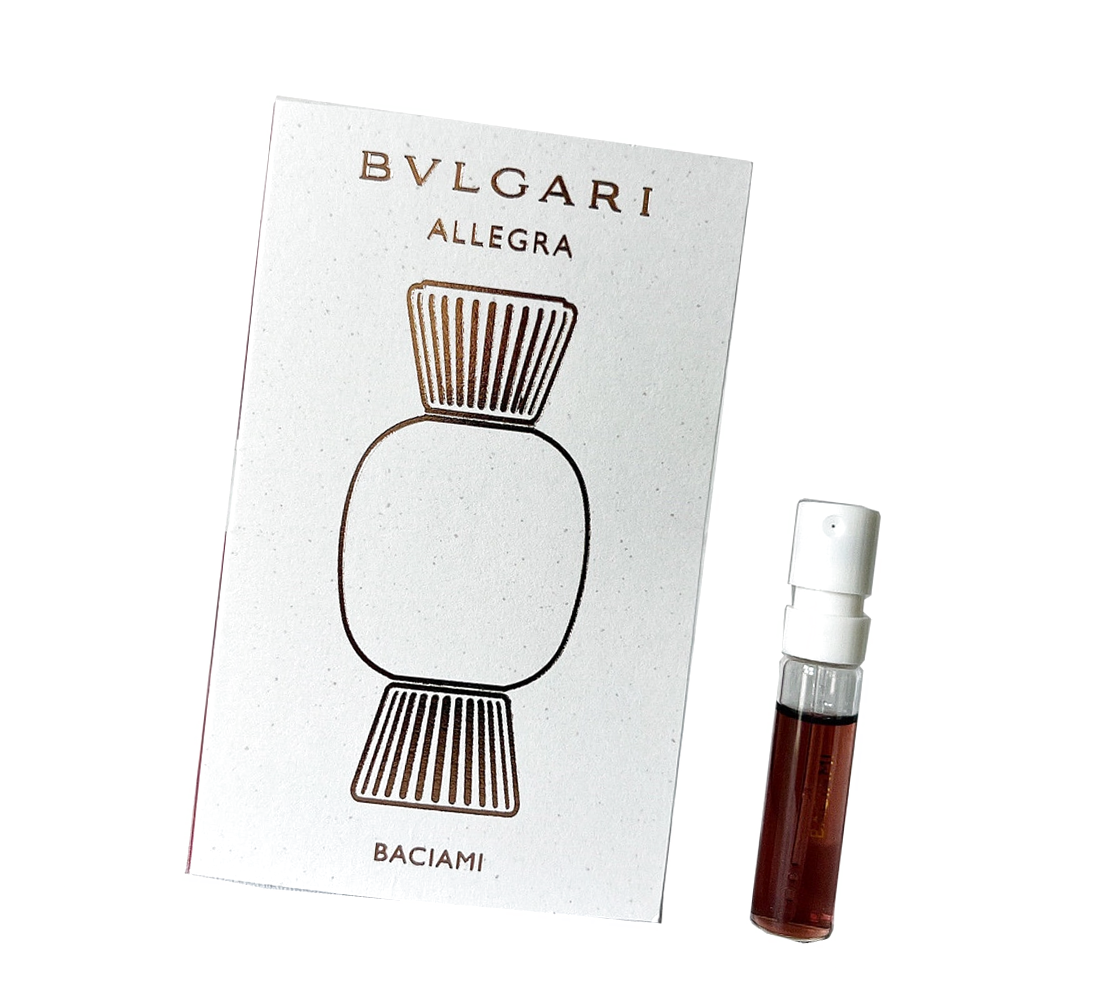 Bvlgari Baciami женская парфюмерная вода 1.5 мл сэмпл - Булгари Бачиами миниатюра, Поцелуй Меня
