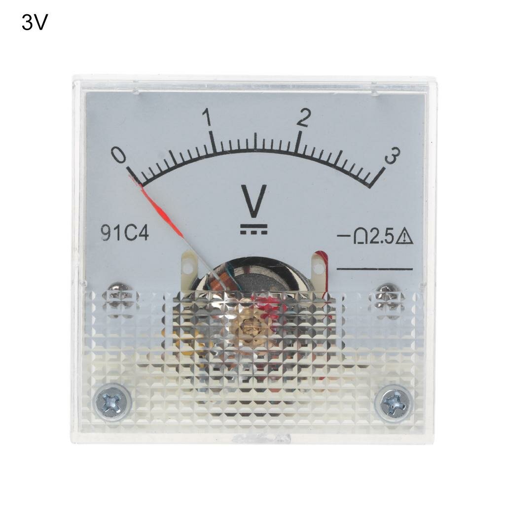 91C1 Вольтметр панельный аналоговый постоянного тока, 0-3v