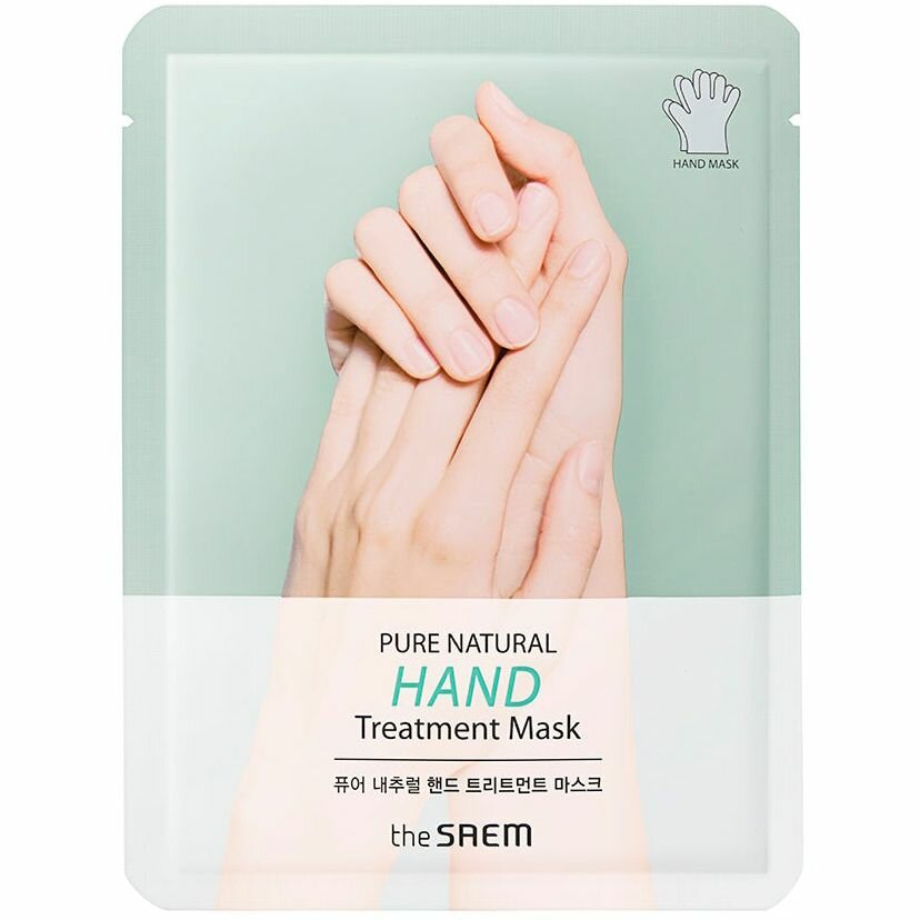 Маска-перчатки увлажняющая для рук The Saem Pure Natural Hand Treatment Mask, 16 г