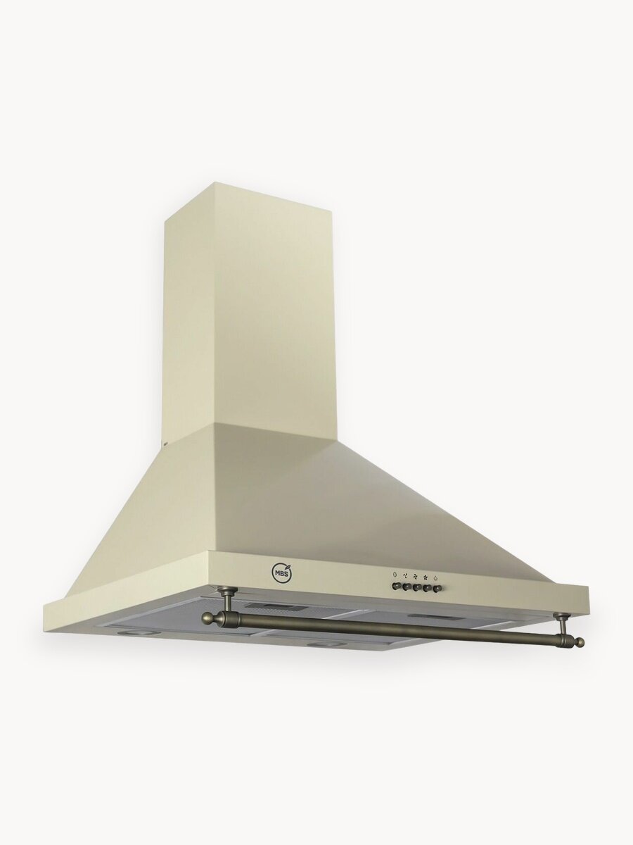 Кухонная вытяжка MBS MAGNOLIA 160 IVORY/60 см/производительность 800м3/ч, низкий уровень шума.