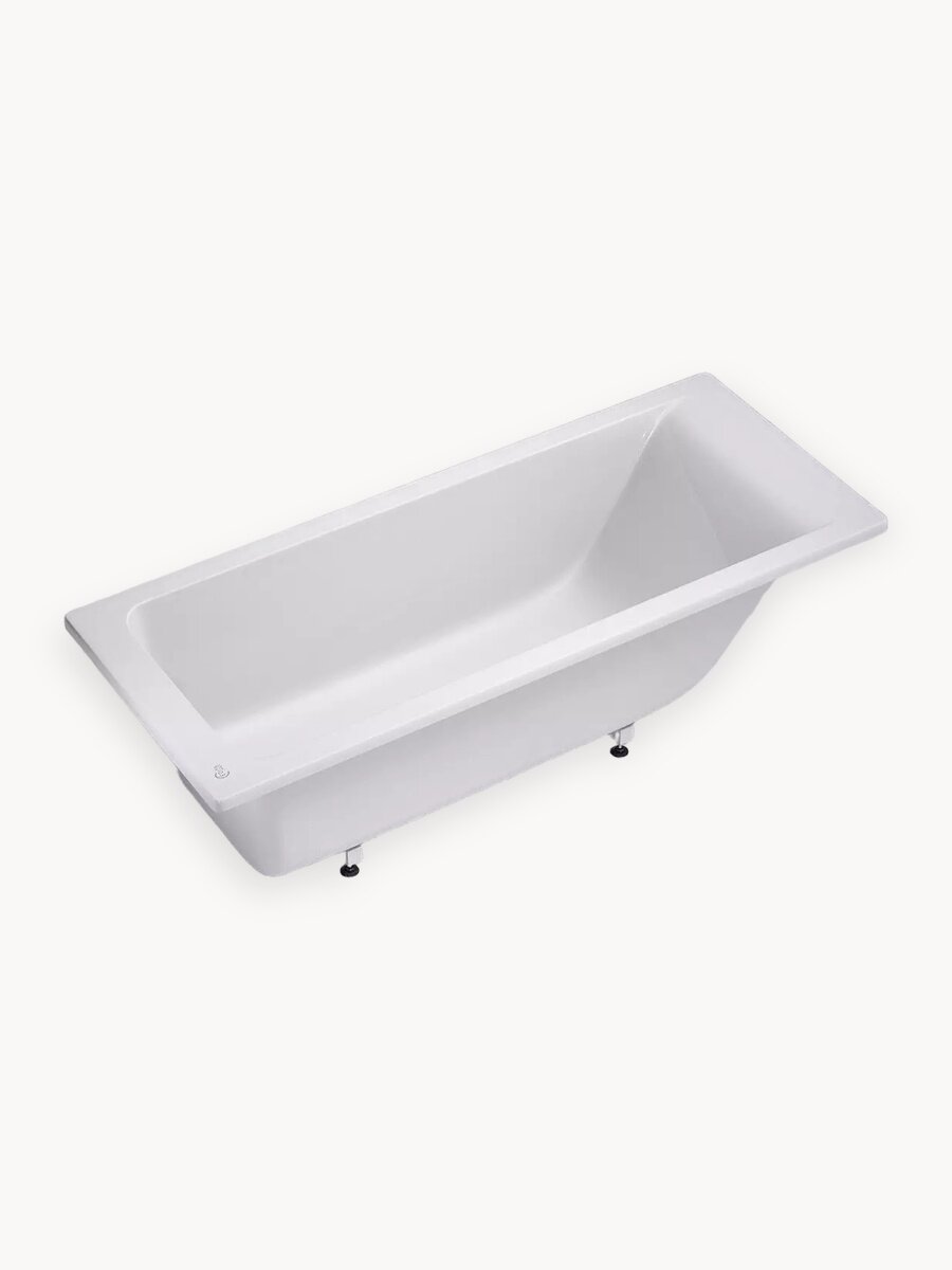 Ванна из литьевого мрамора Ediss Элина 1700х700мм (ножки в комплекте)