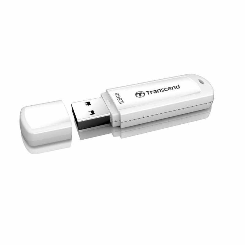 Флеш-память Transcend JetFlash 730, 128Gb, USB 3.1 G1, бел, TS128GJF730
