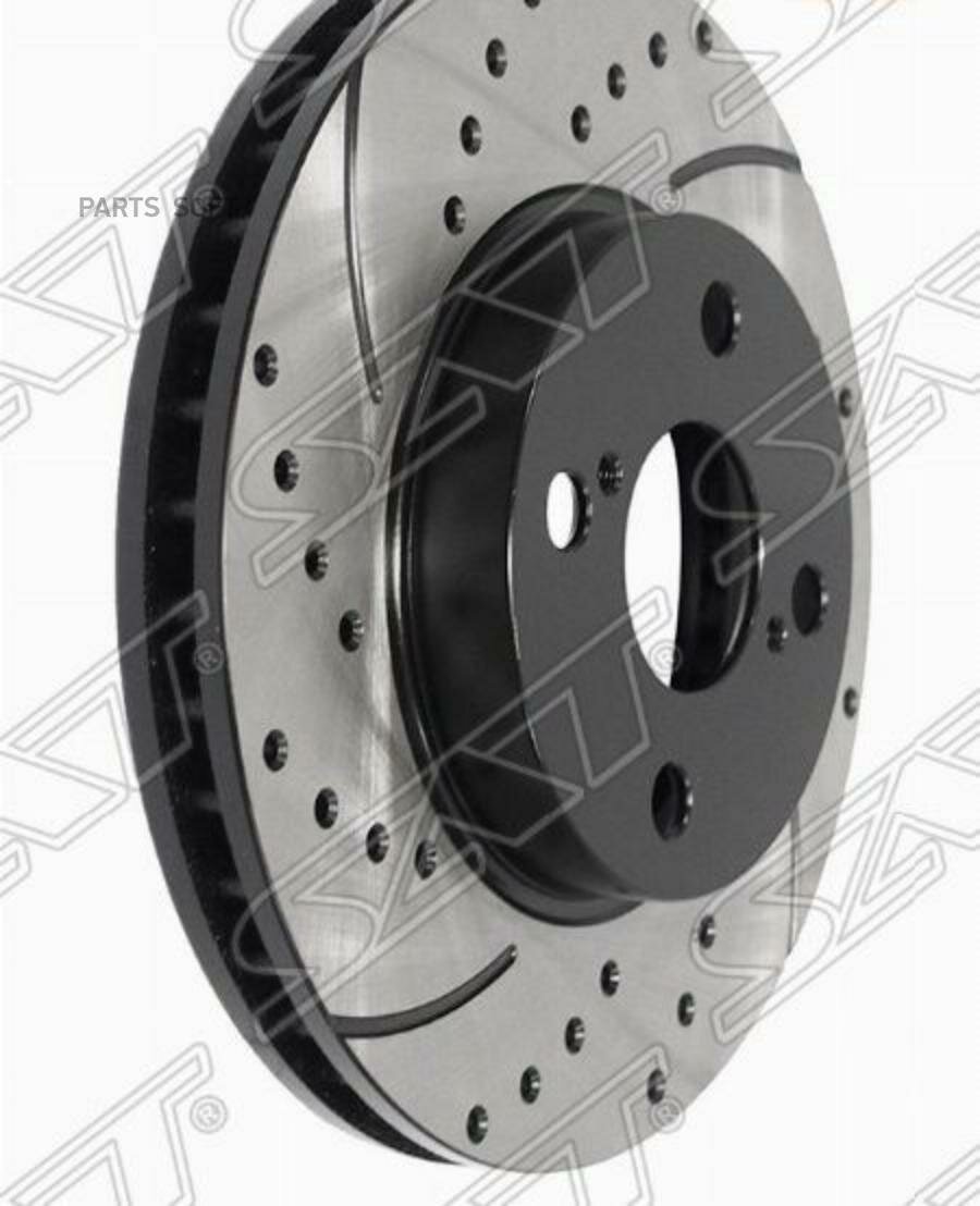 Комплект дисков тормозных передний перфорированные TOYOTA Corolla Runx/Allex/Verso/Spacio/Filder NZE SAT ST-43512-12620PF | цена за 1 шт
