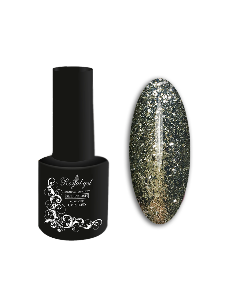 Гель лак Royal-gel "Платинум" 5 мл. WHITE GOLD