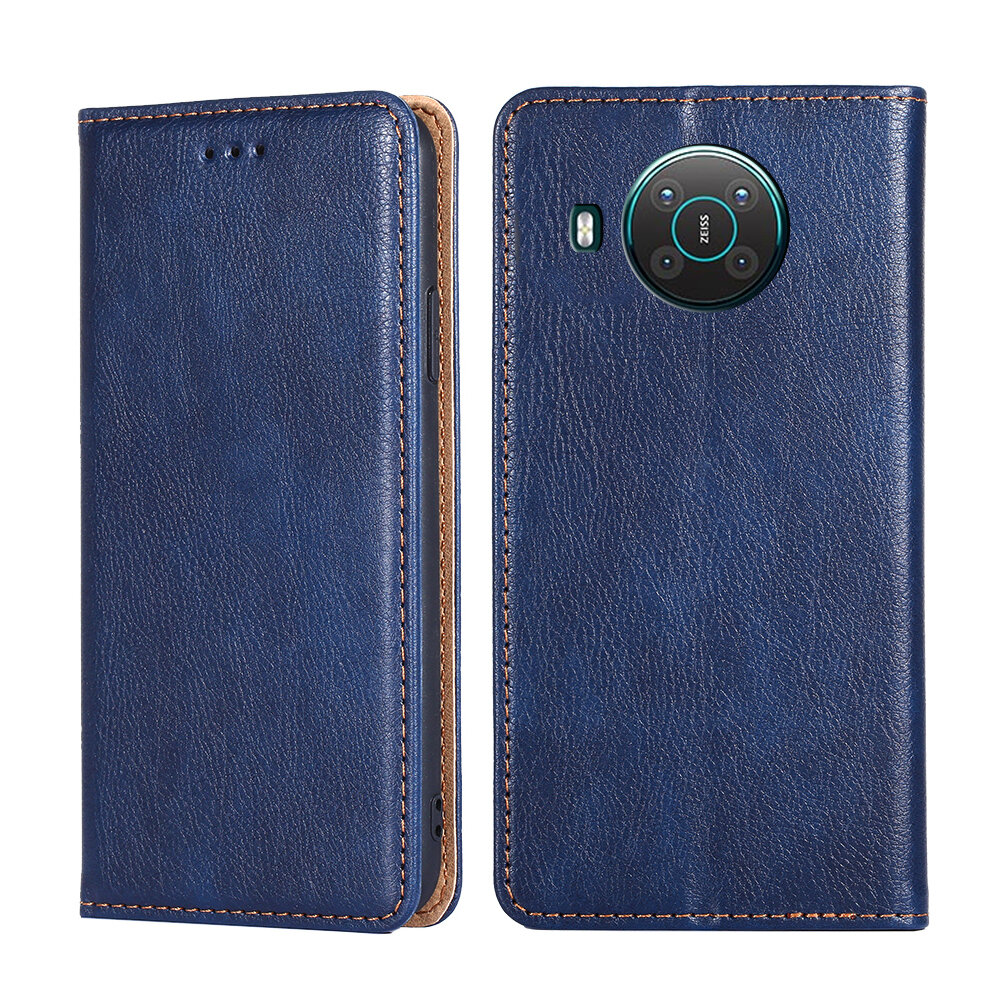 Чехол-книжка MyPads для Nokia X10 / X20 / Нокиа X10/X20 (синий)